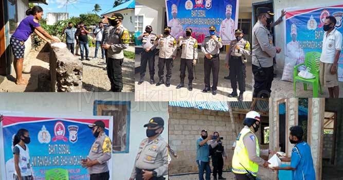 Jelang Hari Bhayangkara ke-74, Polres MBD Bagi Bansos ke Lima Desa ...