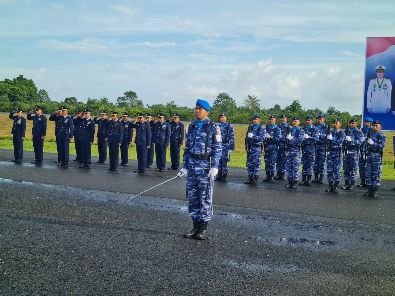 Lanud Dumatubun Langgur Gelar Upacara HUT Ke-77 TNI Angkatan Udara ...