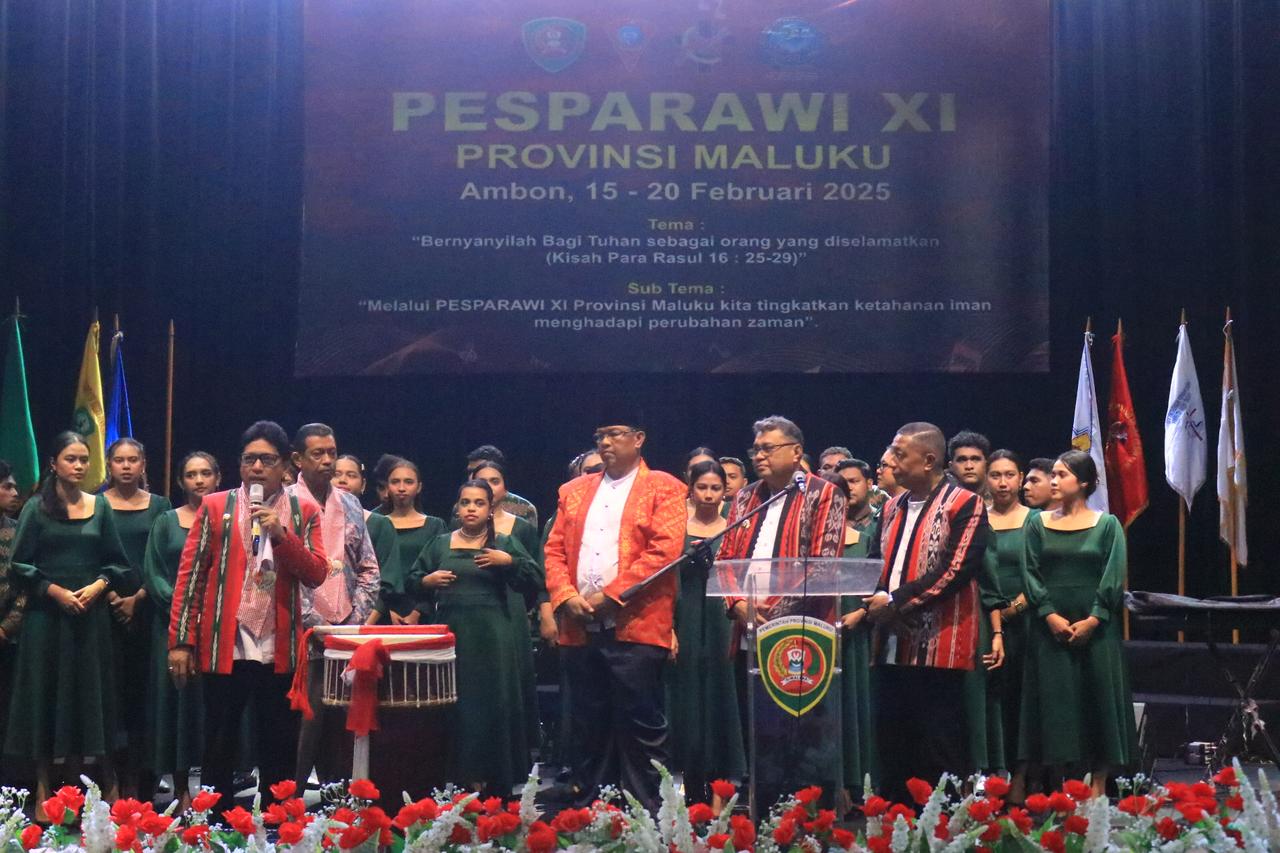 Pesparawi XI Maluku Dibuka, Sadali Ie: Ajang Ini Perkuat Persatuan dan ...
